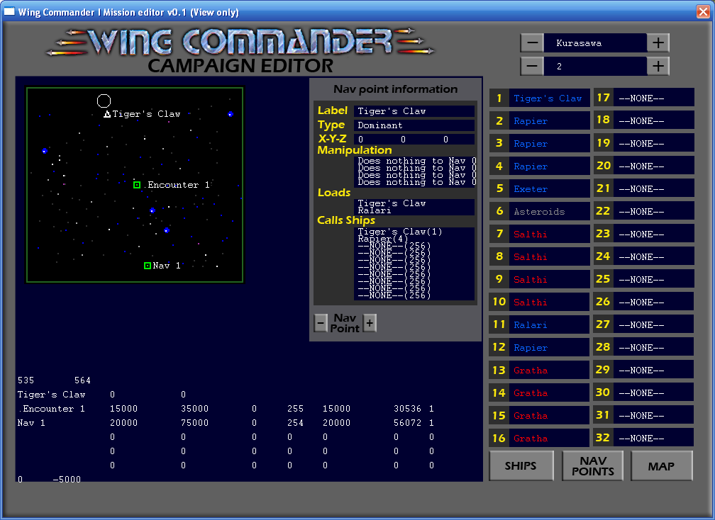 Wing Commander Mission Editor - Wing Commander Encyclopedia