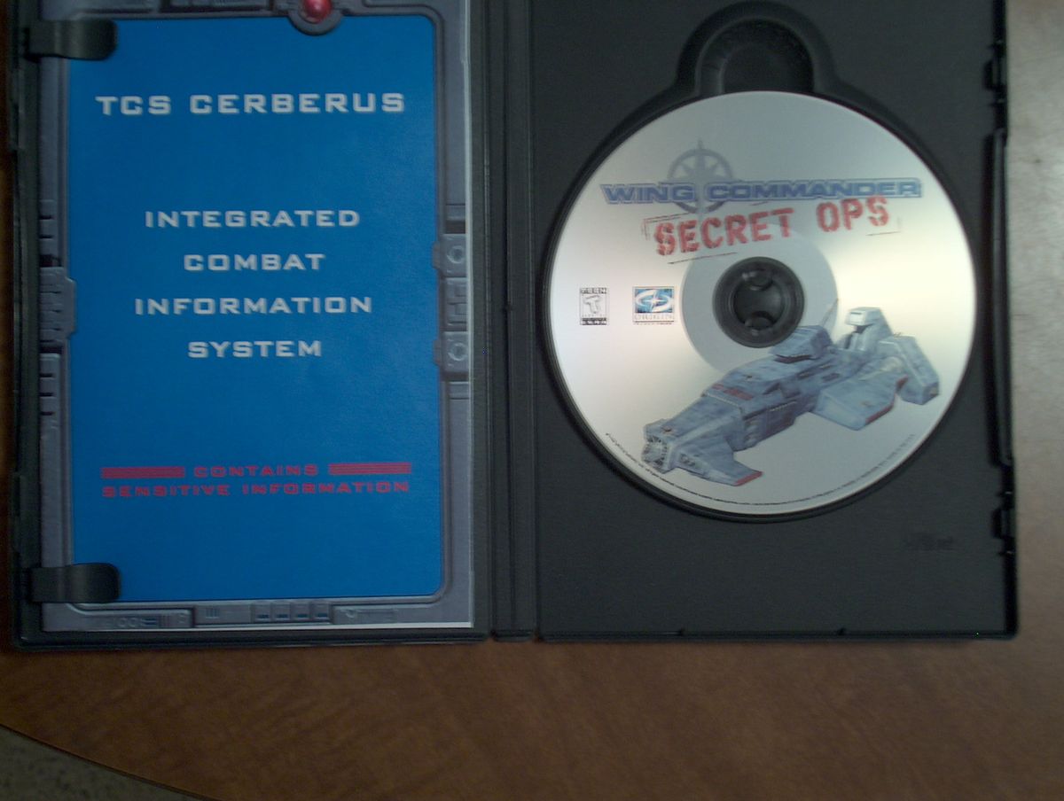 Secret Ops CD Label - Wing Commander Encyclopedia