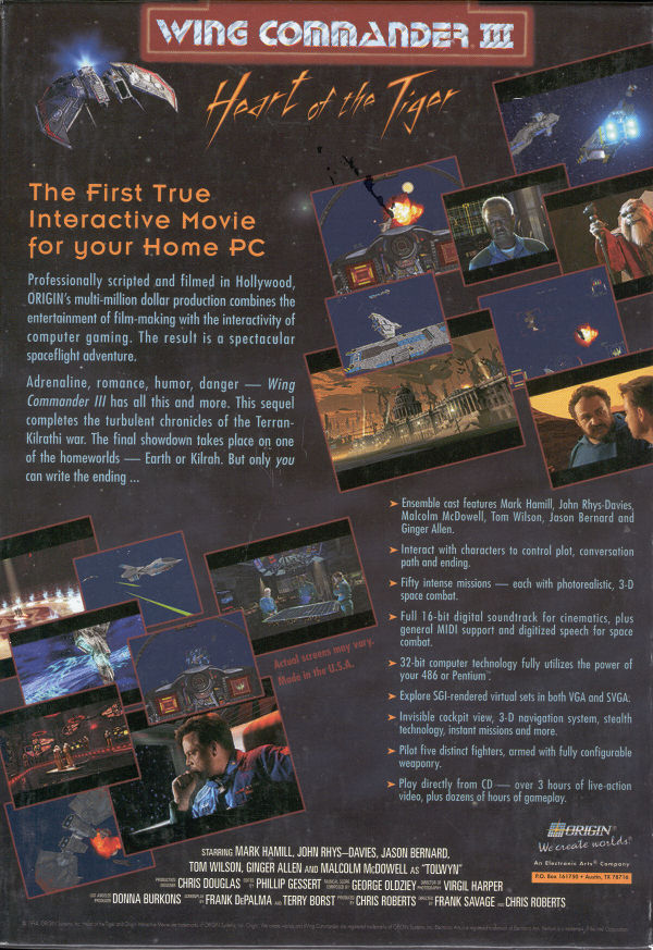 Category:Wing Commander III: Heart of the Tiger - Wing Commander ...